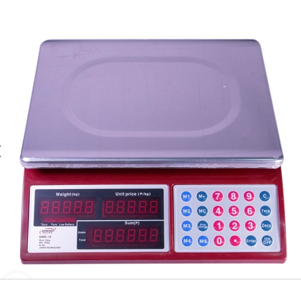 GENERAL MASTER GMD10 Digital Price Compute Scale 10kg | Shopee Philippines
