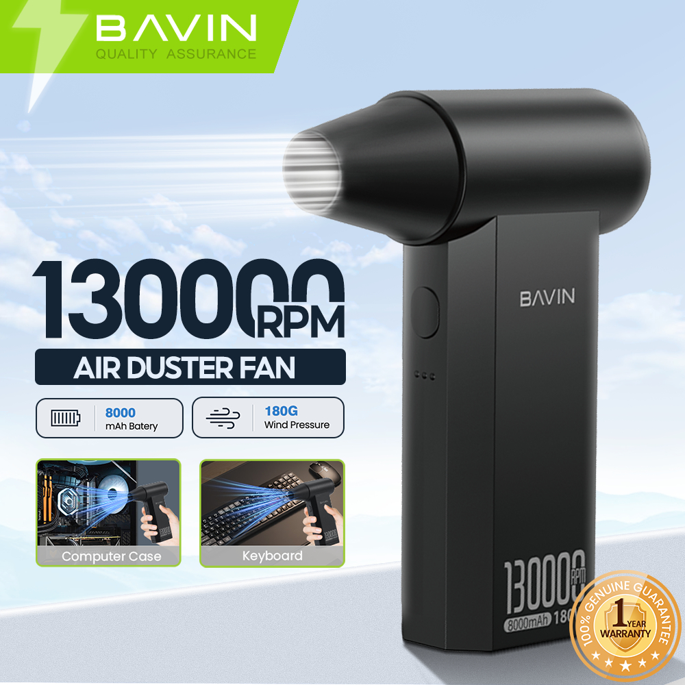 BAVIN VC03 130000RPM Portable Mini Compressed Air Duster for Deep ...