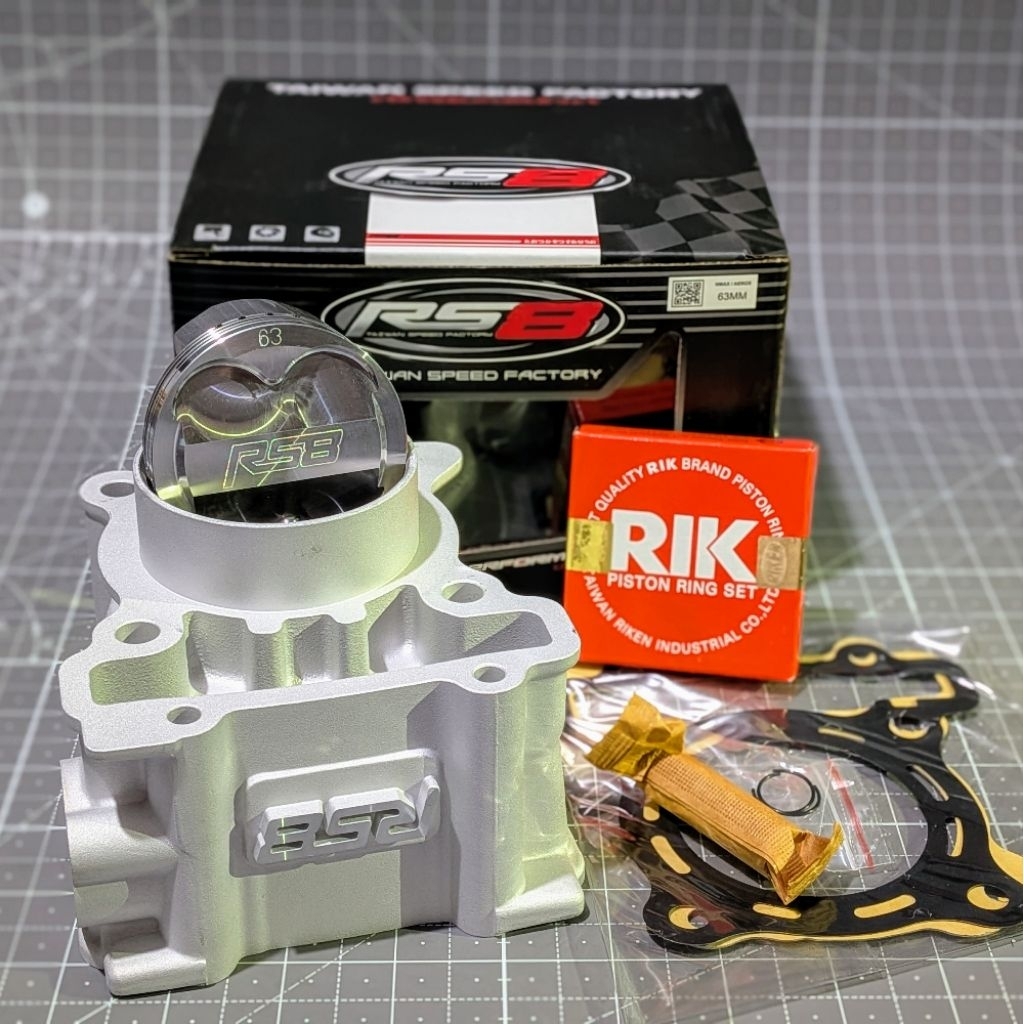 RS8 63MM Ceramic Block Kit (Aerox/Nmax V1 V2) | Shopee Philippines