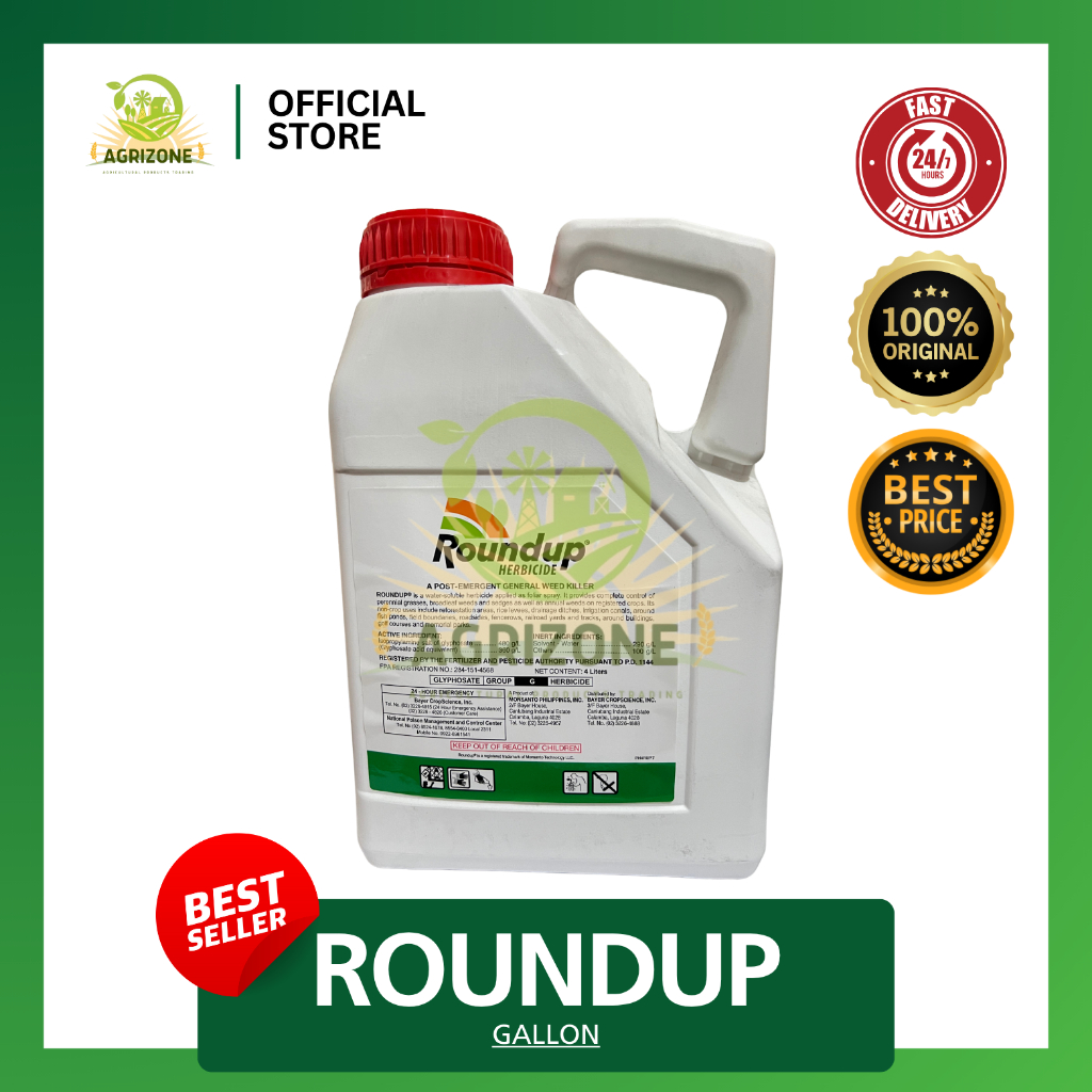 ROUNDUP 1 Gallon Herbicide | Shopee Philippines