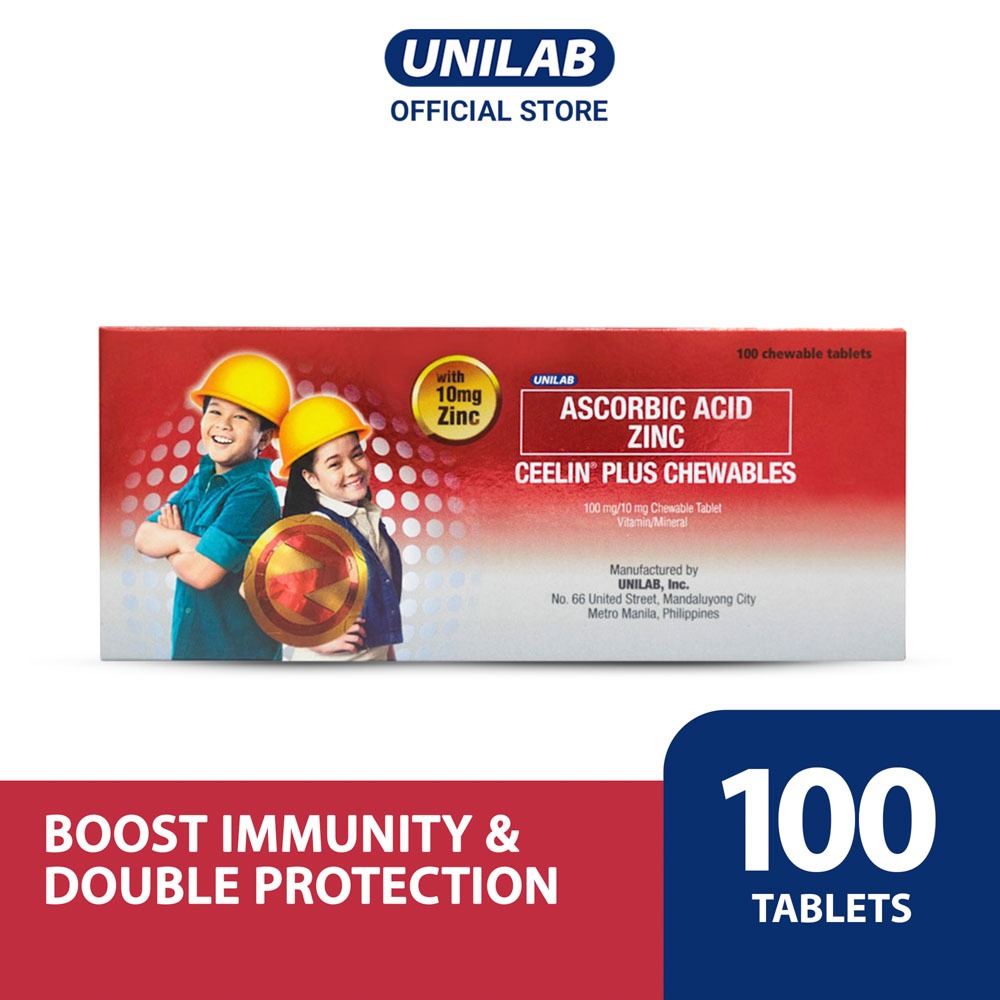 Ceelin Plus 10mg Chewtab 100s (Boost Immunity And Gives Double ...