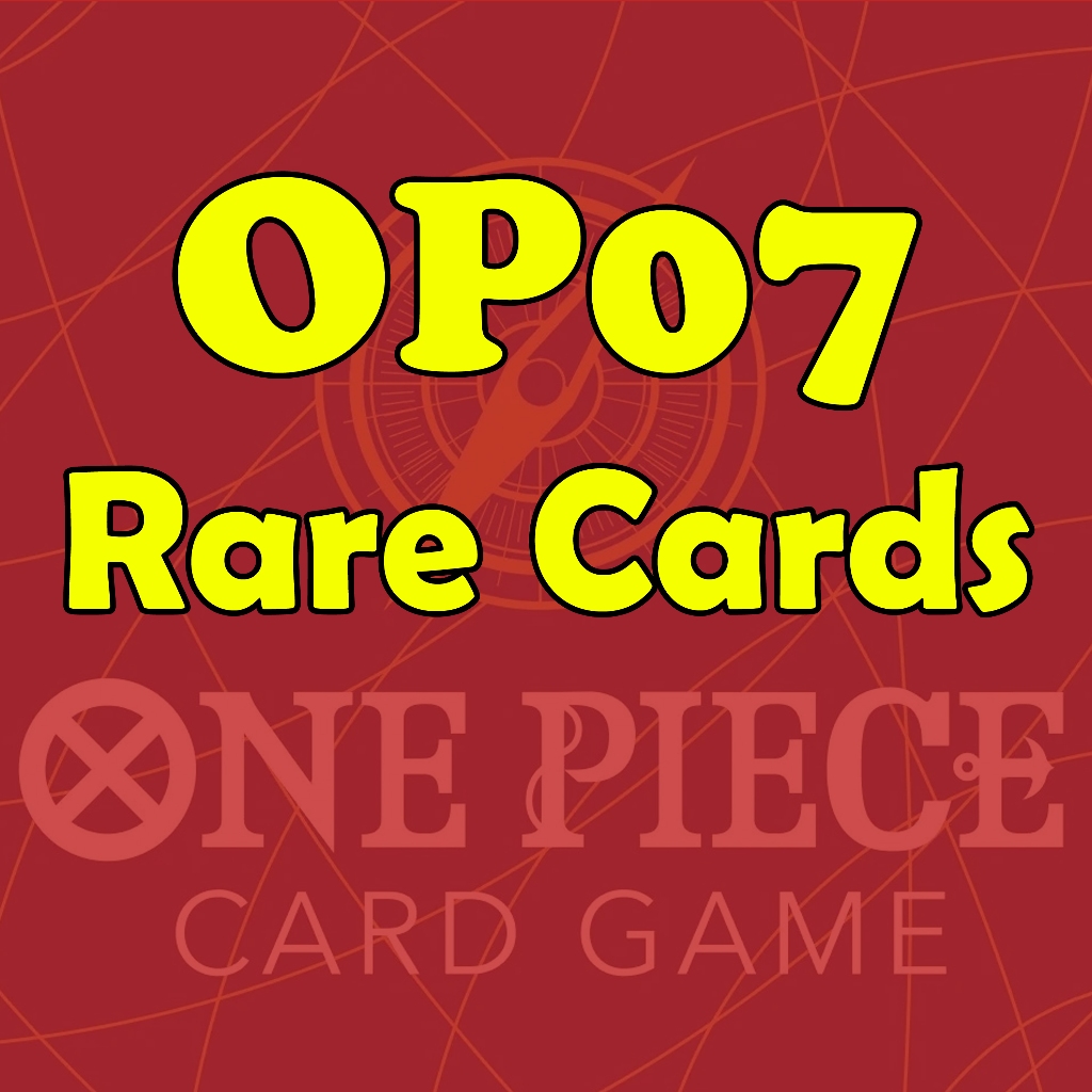 One Piece Card Game TCG OP07 RARE Cards - 500 Years in the Future | Shopee Philippines