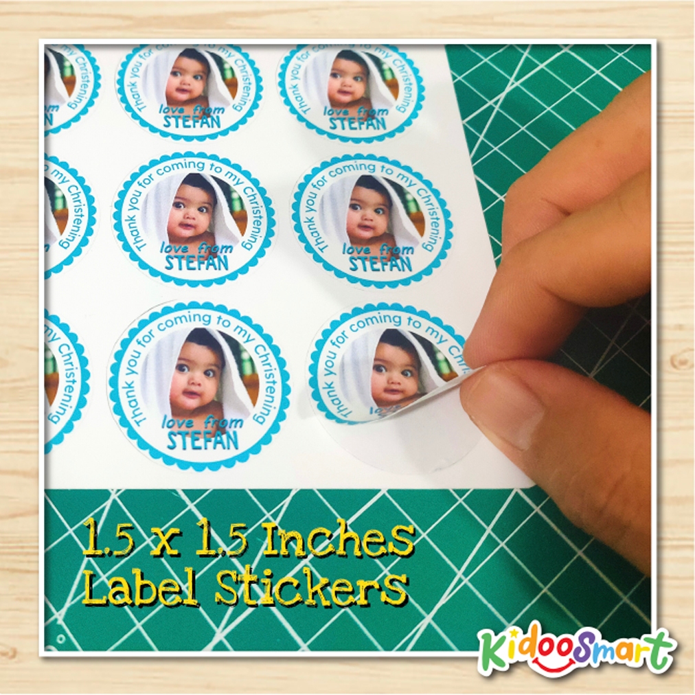 PERSONALIZED Souvenir Gift Tags Rectangular Label Stickers with FREE ...