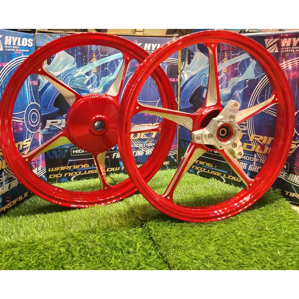 Hylos Mags NMAX 17s CNC Alloy / Hylos Mags for Click 125 Plug & Play ...