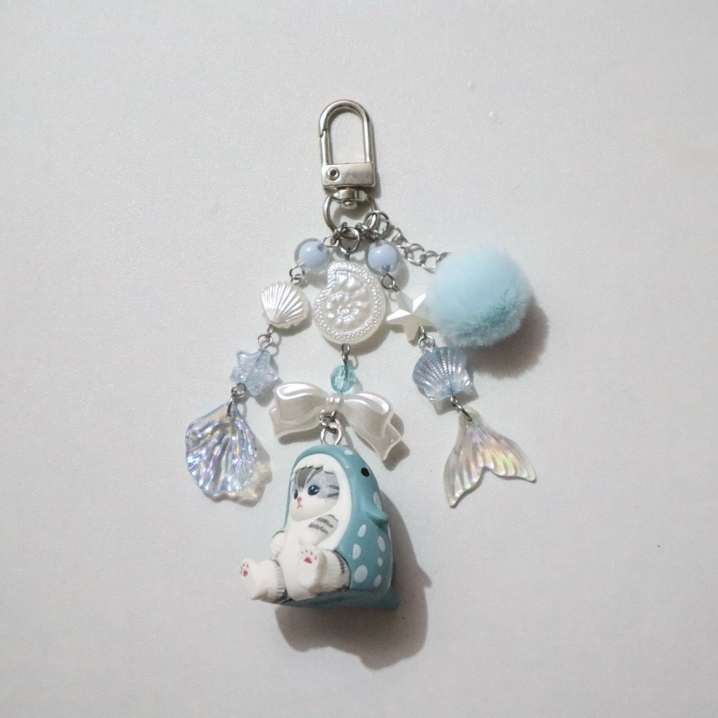 Mofusand Sea Creatures Keychain | Mofusand Cat | Phone Charm | Bag ...