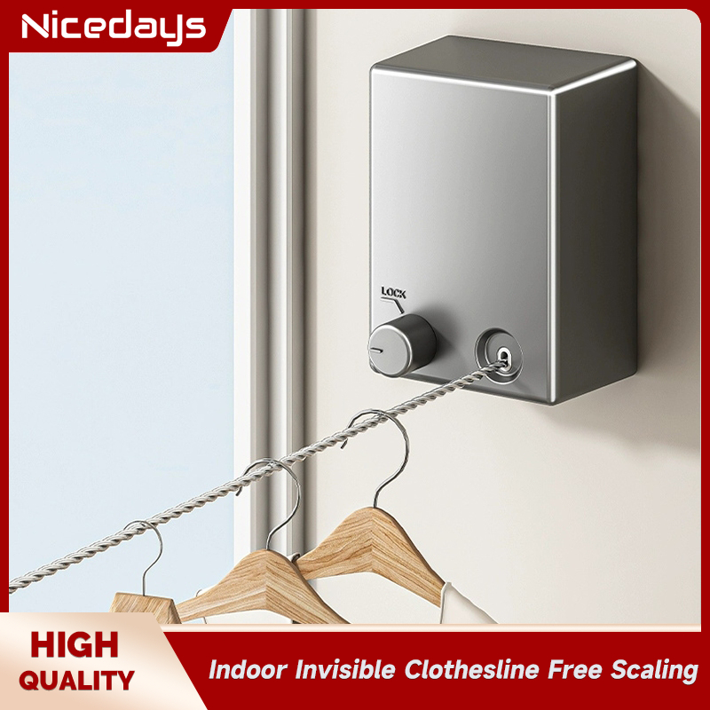 Clothes Dryer Retractable Clothesline Clothes Line Laundry Dryer Rack ...