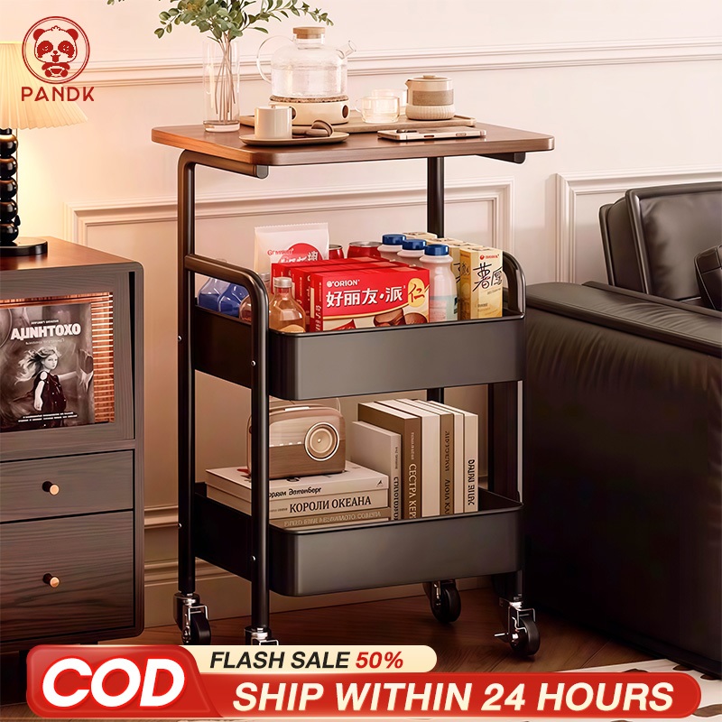 Trolley Cart Organizer Storage Shelf Moving Rack Multifunction Storage ...