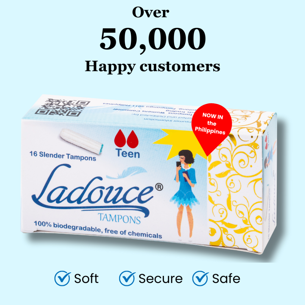 🩸 16 Ladouce® TEEN Tampons | Highly Absorbent | Gentle & Rash-Free for ...