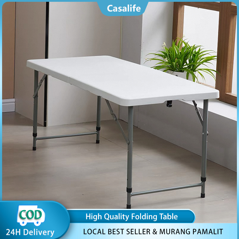Folding Table 4FT(122cm) Folding Half Table Portable Outdoor Folding ...