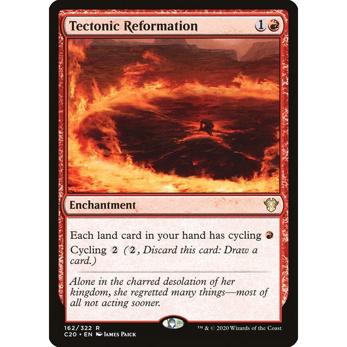 Tectonic Reformation C20 MTG Magic The Gathering | Shopee Philippines
