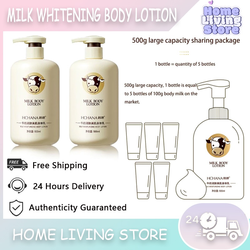 Milk whitening body lotion lasting moisturizing nourishing soothing ...