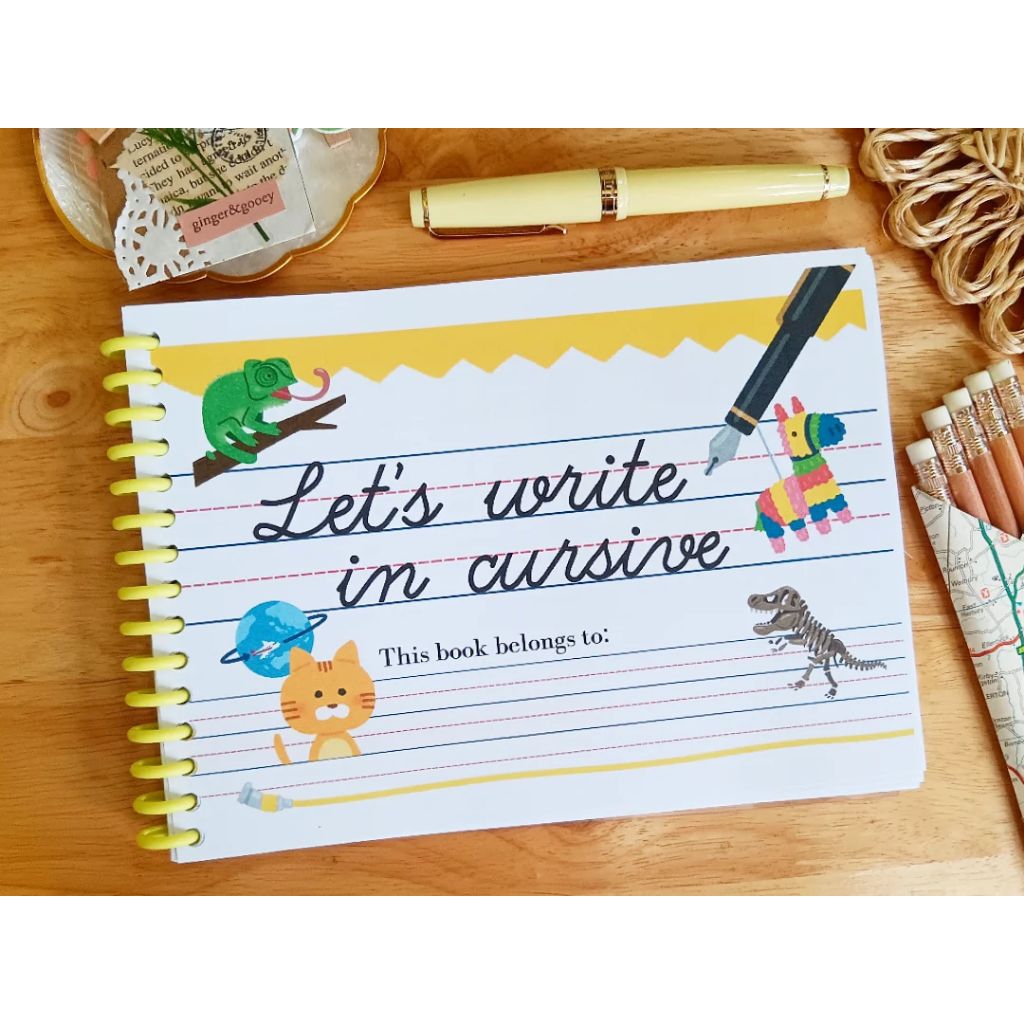 Let's Write Cursive customized tracing book | Shopee Philippines