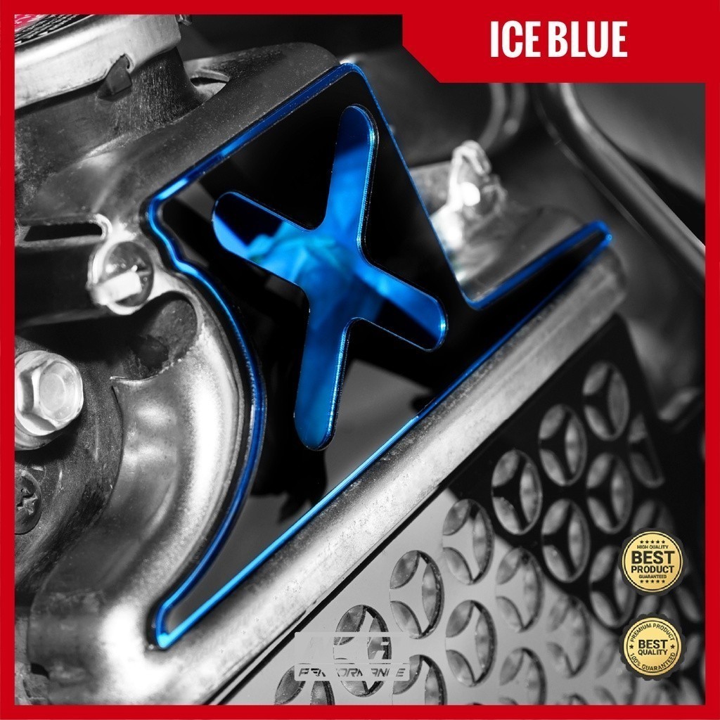 NSA RADIATOR NECK GARNISH COVER - BLACK SERIES (VARIO/PCX/ADV 150 ...