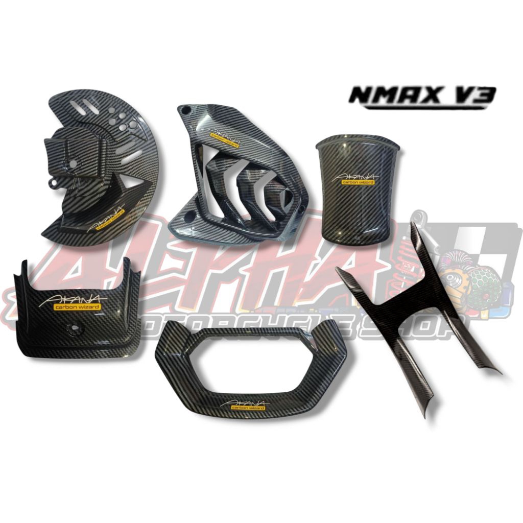 NEW!! Yamaha Nmax v3 turbo disc cover, guage cover, gas tank, handle ...