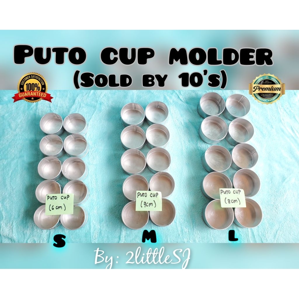 10pcs Round Llanera / Puto cup Molder aluminium | Shopee Philippines