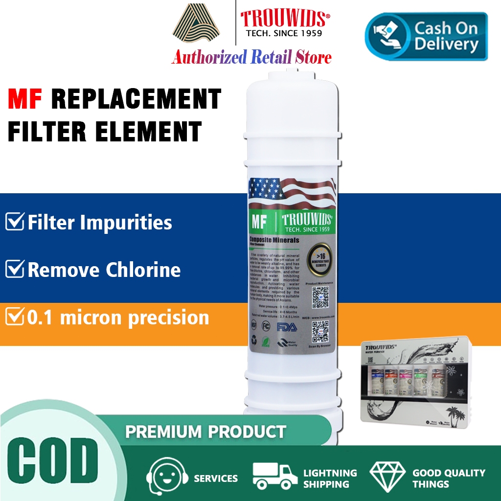TROUWIDS Mineralizing Filter Sediment Filter Alkaline Maifan Stone ...