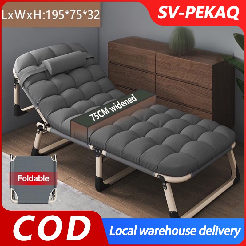 Folding bed Portable family nap bed office recliner lunch break bed nap ...