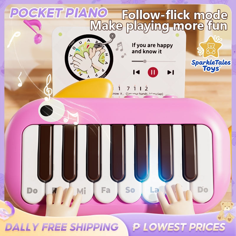 Pocket Piano for Kids Musical Educational Toy with Animal Sounds ...