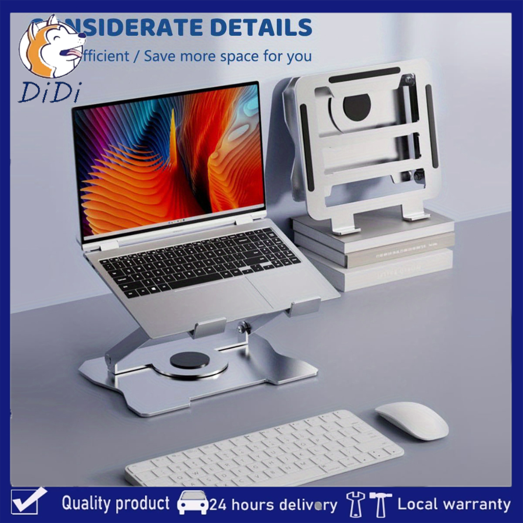 laptop stand adjustable laptop holder stand portable 360 rotatable ...