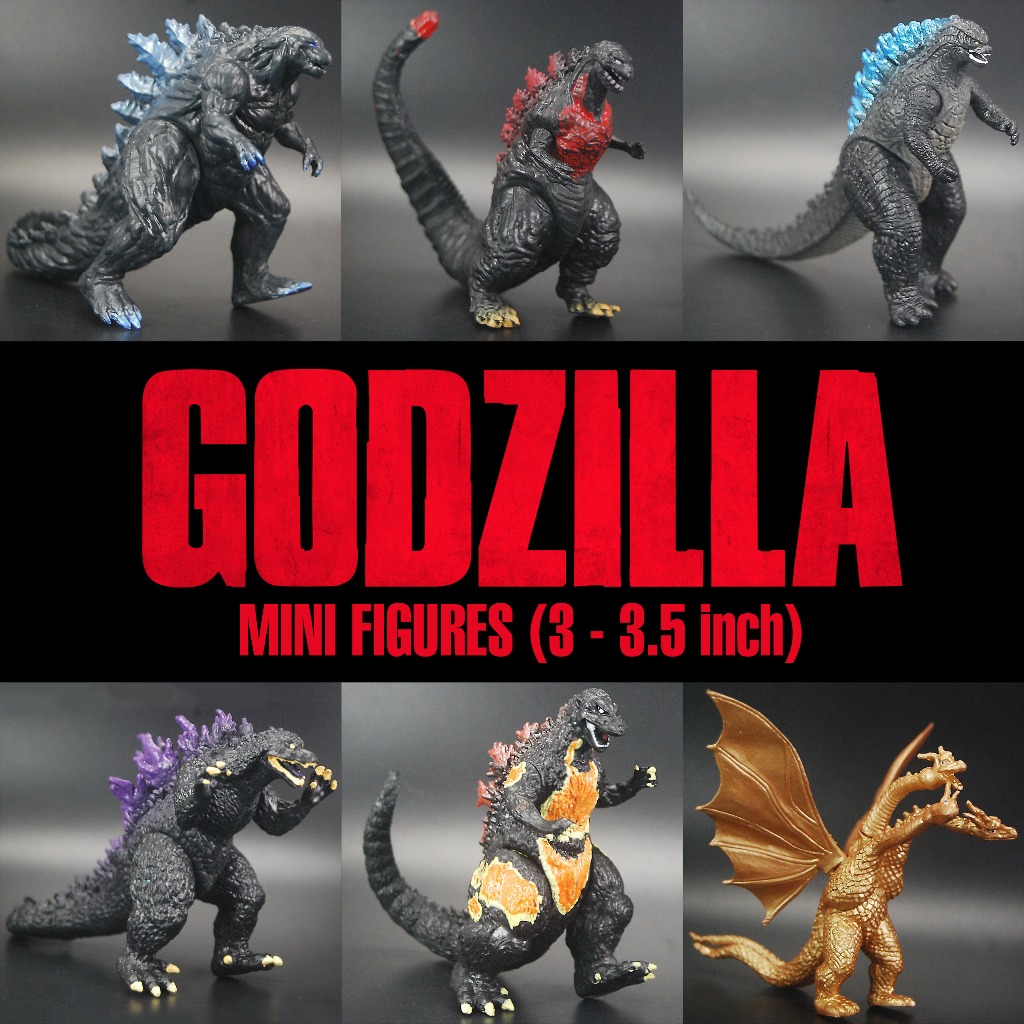 GODZILLA & KAIJU MINI FIGURES ( 3 - 3.5 inches) | Shopee Philippines