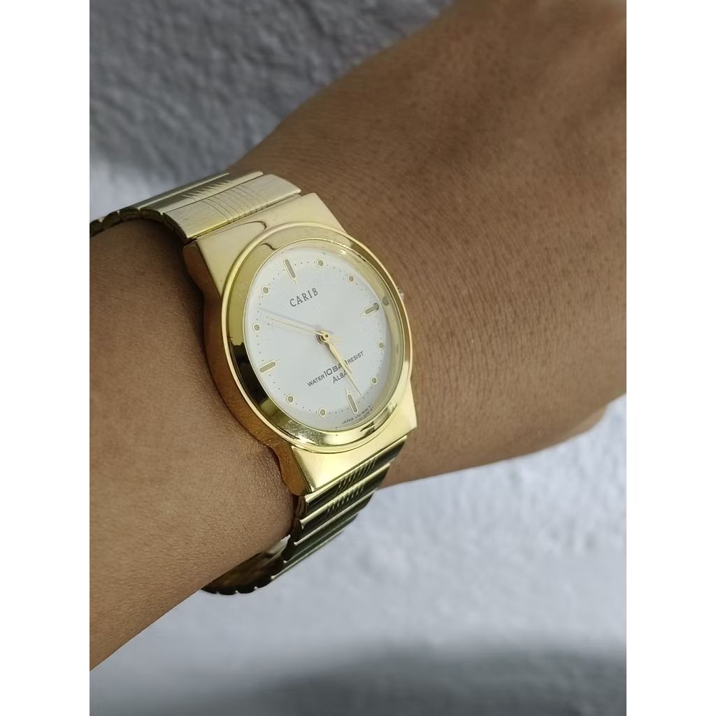 Carib Alba cream dial Ladies Watch Japan | Shopee Philippines
