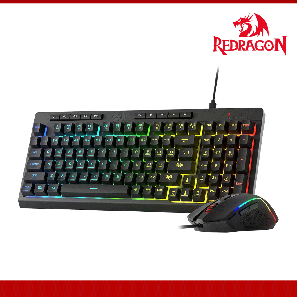 Redragon S141 RYLO Combo Wired Gaming Keyboard & Mouse bundle | Shopee ...