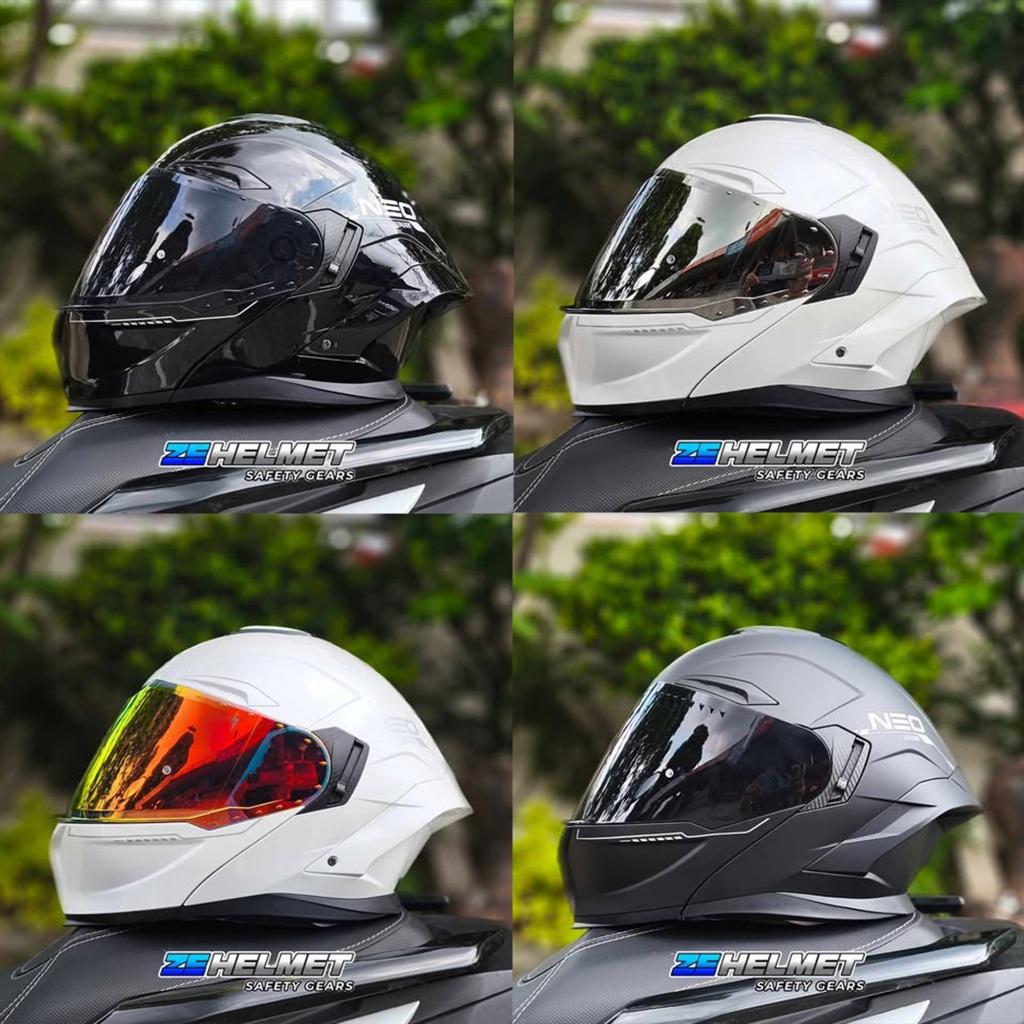 SPYDER NEO ICON - MODULAR - DUAL VISOR (with FREE Clear Lens) | Shopee ...