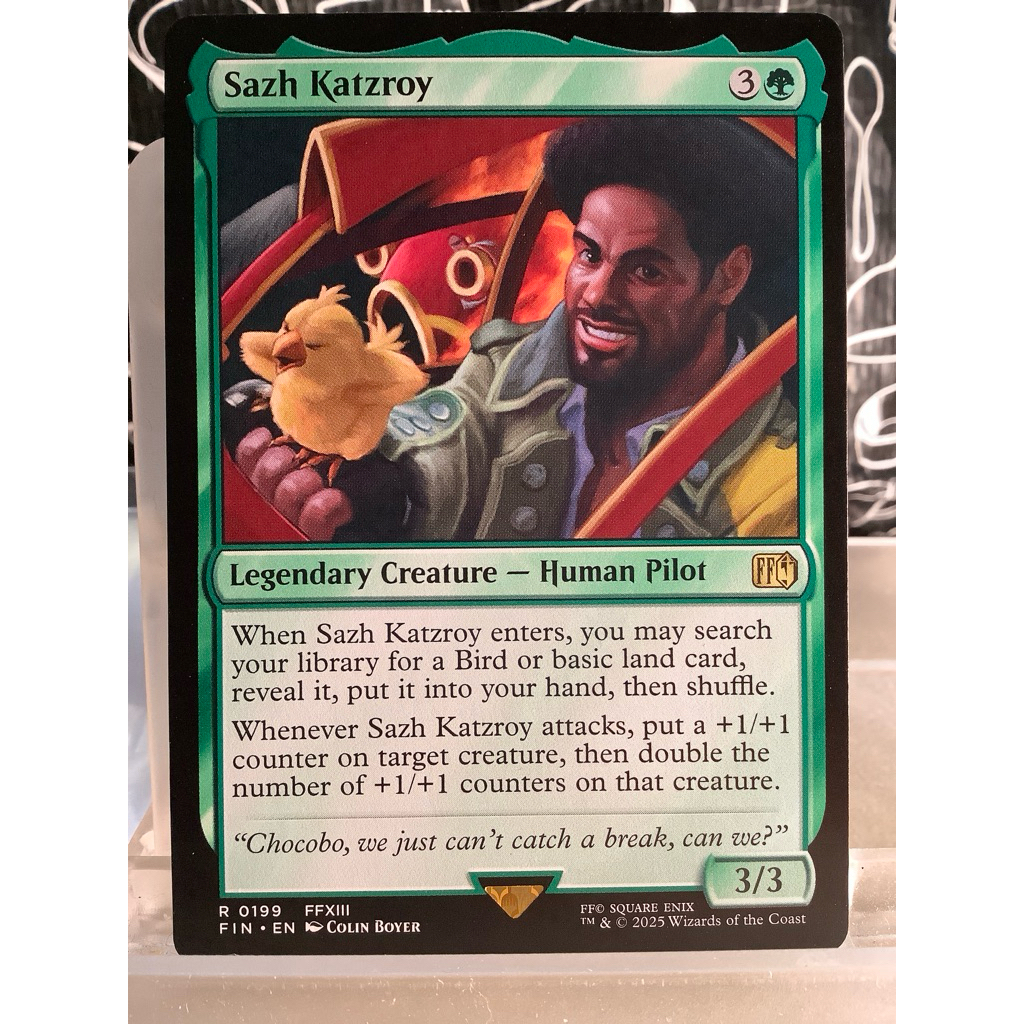 MTG - Sazh Katzroy (Universes Beyond: Final Fantasy) | Shopee Philippines