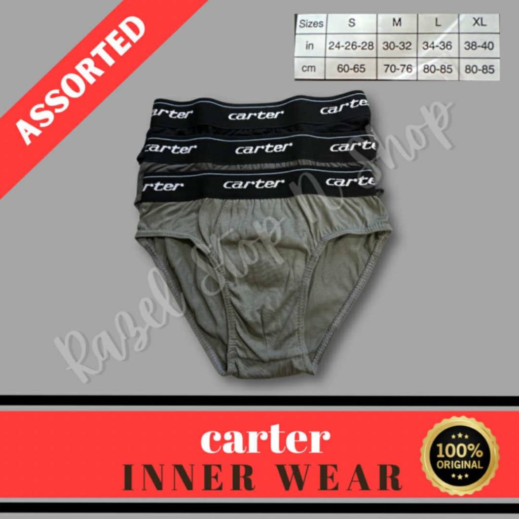 ORIGINAL CARTER ASSORTED BRIEF / INNER WEAR | Shopee Philippines