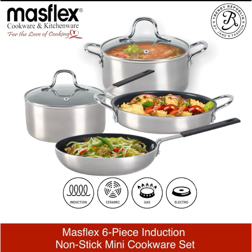 Masflex Original 16 cm MINI Non Stick Induction Cookware Set | Shopee ...