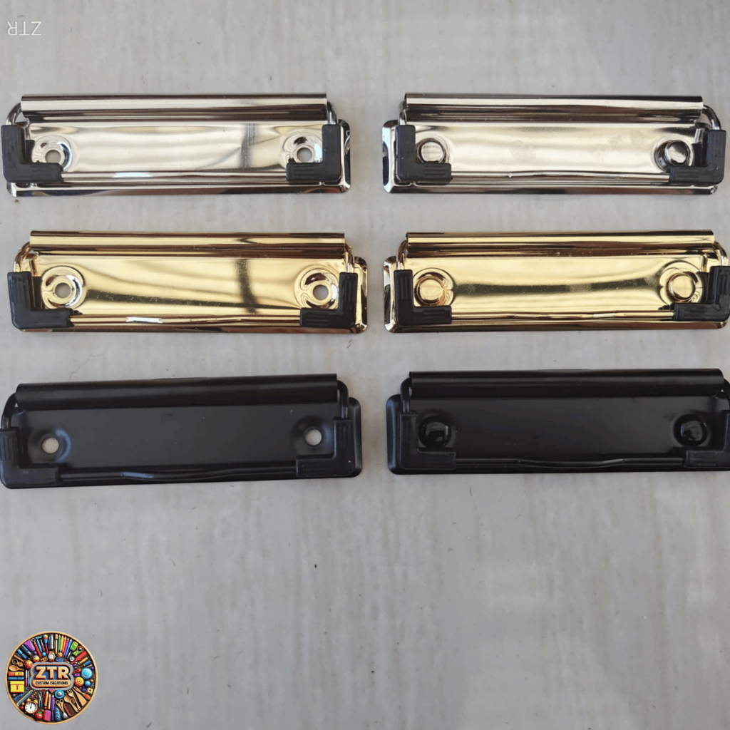 5 pcs Clipboard Clips | Metal Clips | Metal Clamps | With Clipboard ...