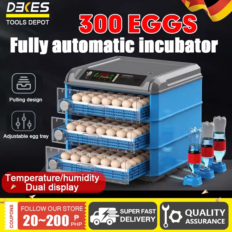 Egg incubator fully automatic 300 All-in-one hatching and brooding ...