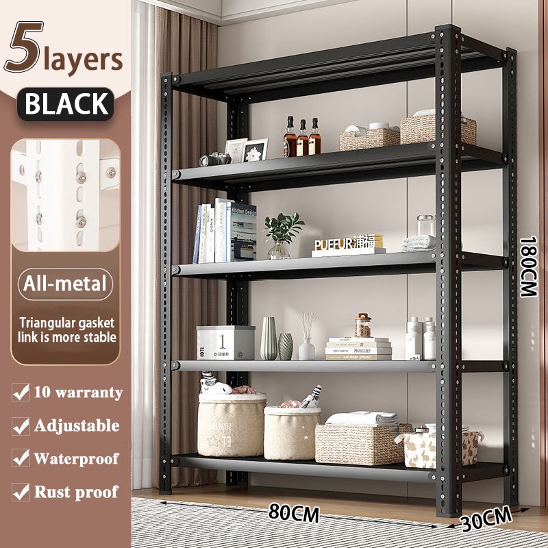 Boltless Steel rack 6 Layers Adjustable Height waterproof Organizer ...