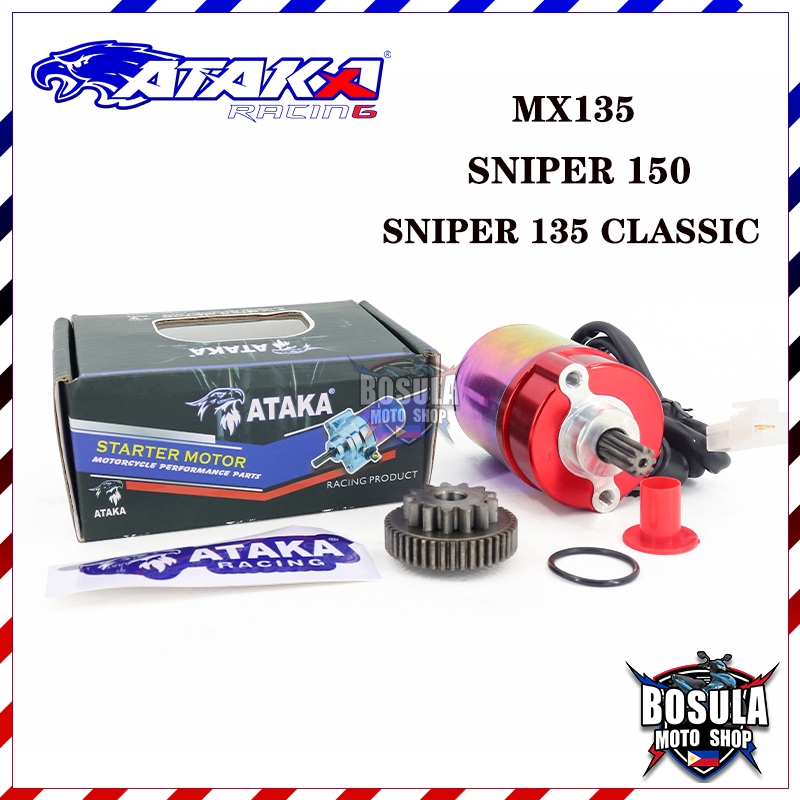 ATAKA Racing Starter Motor for Sniper 150 V1 V2 Sniper 135 Classsic ...