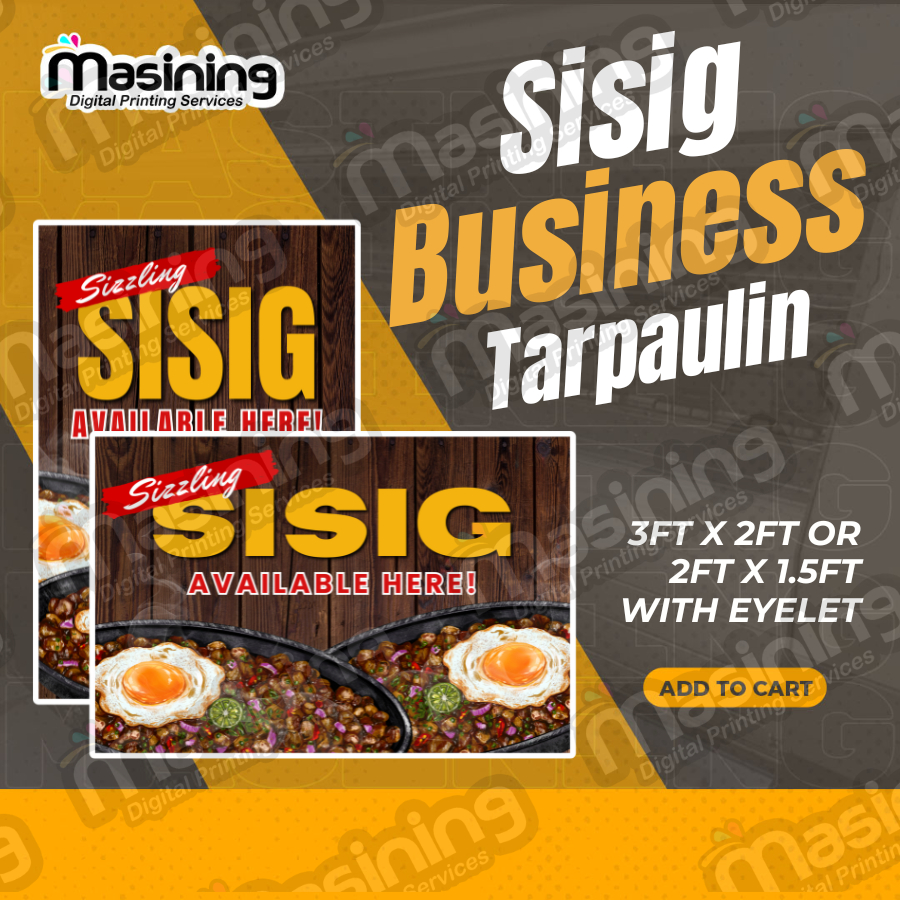 Sisig Business Banner Tarpaulin | Shopee Philippines