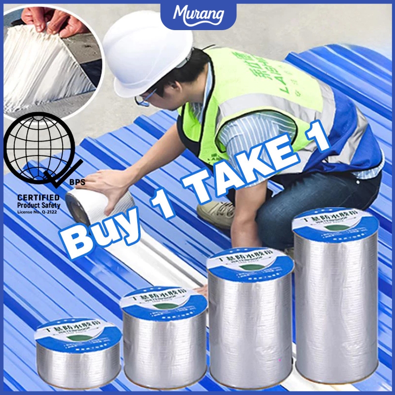 Waterproof Tape Aluminum Foil Butyl roof leak Sealant Wall Crack ...