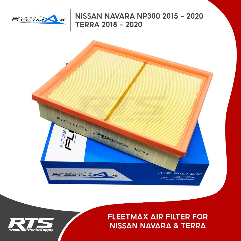 Fleetmax Air filter for Nissan Navara NP300 and Terra FAS8478 | Shopee ...