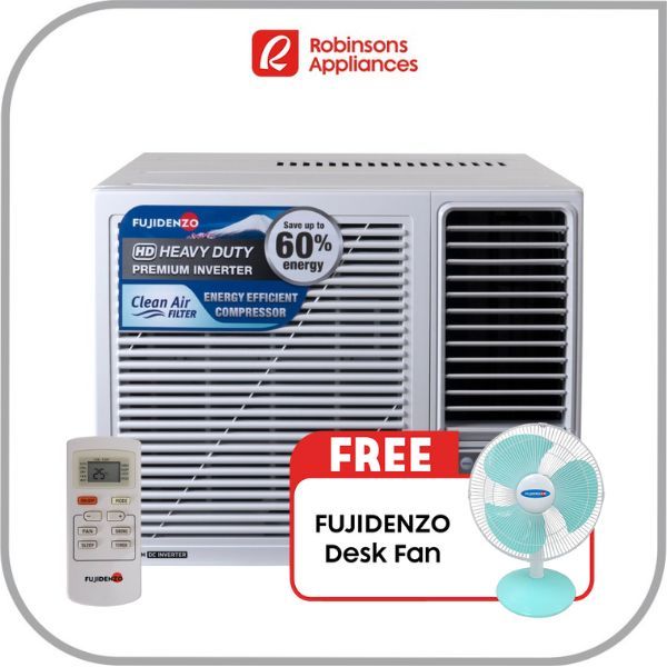 Fujidenzo 1.0hp Window Type Inverter (FUJI WAR-100GC) + Free Fujidenzo ...
