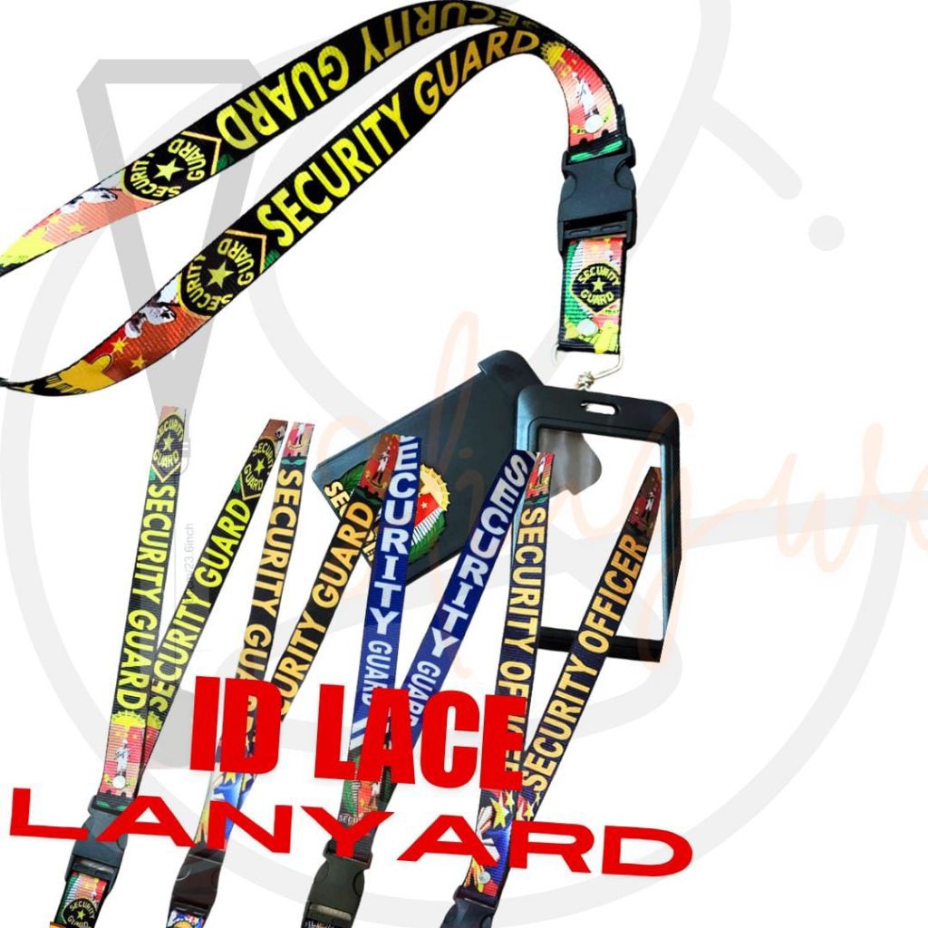 Blue Security Guard sling id lace lanyard strap | Shopee Philippines