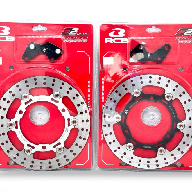 RCB STEEL FLOATING DISC E2+ SERIES AEROX/NMAX FRONT 260MM with BRACKET ...