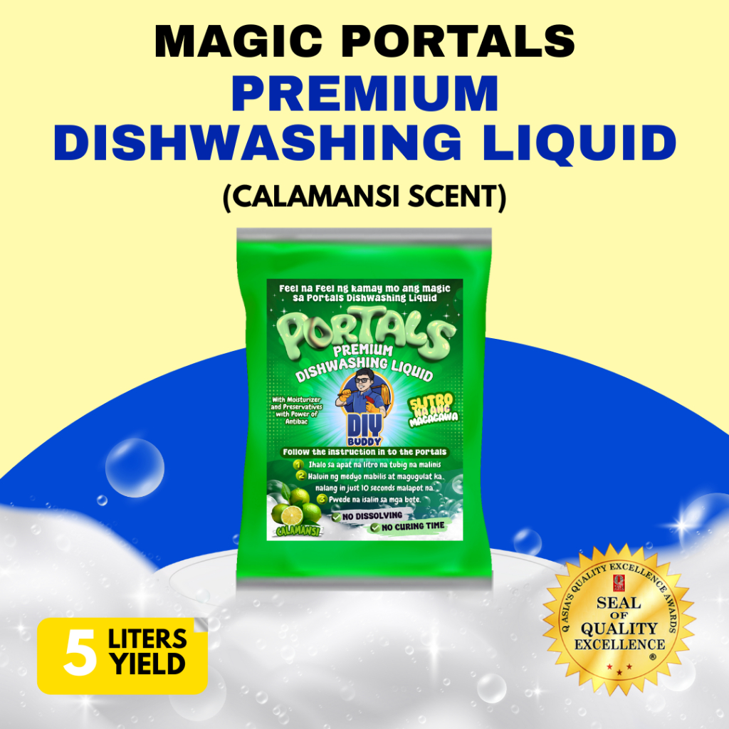 MAGIC PORTALS - PREMIUM Dishwashing Liquid Kit (DIY Buddy) | Shopee ...