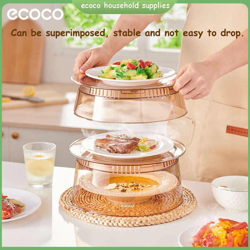 Ecoco Insulation Food Keeper Kitchen Dust and Insect Proof Dish Cover ...