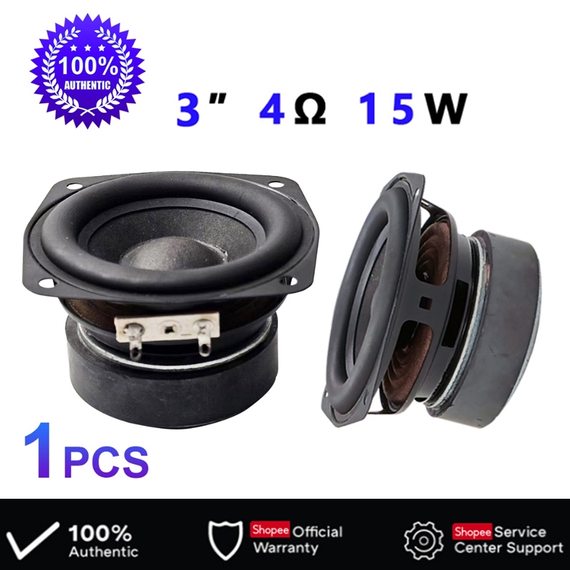 3-inch 4 Ω 15W Subwoofer Speaker Car Stereo Car Speaker Tweeter ...