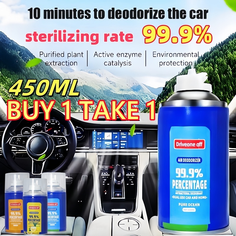 Hito【450ml】 Air Freshener Car Deodorizer Spray Removes Smoke And Odor ...