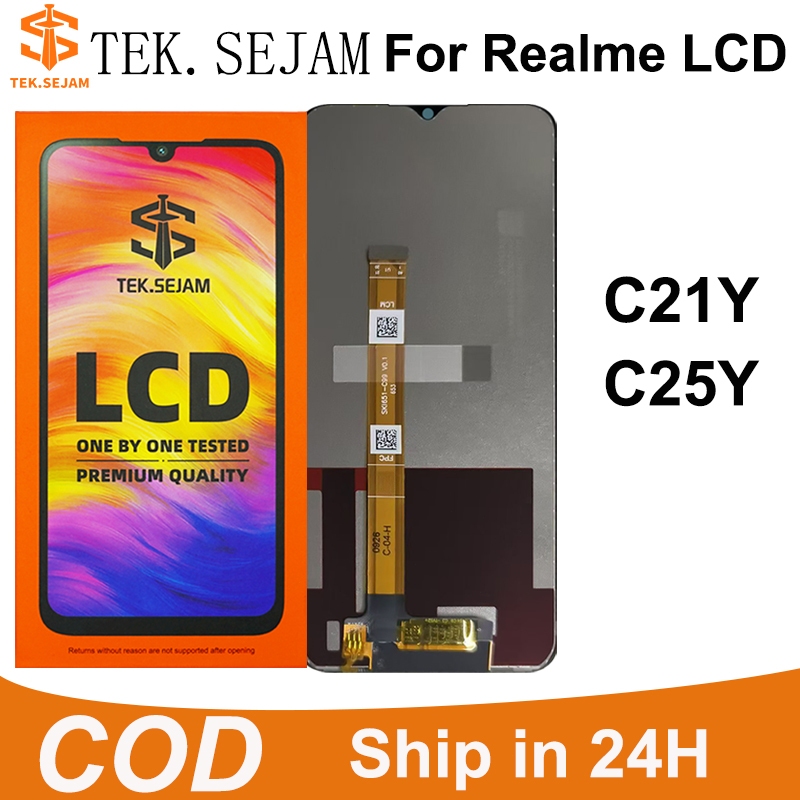 TEK.SEJAM LCD For Realme lcd C21Y/C25Y Display Touch Screen Assembly ...