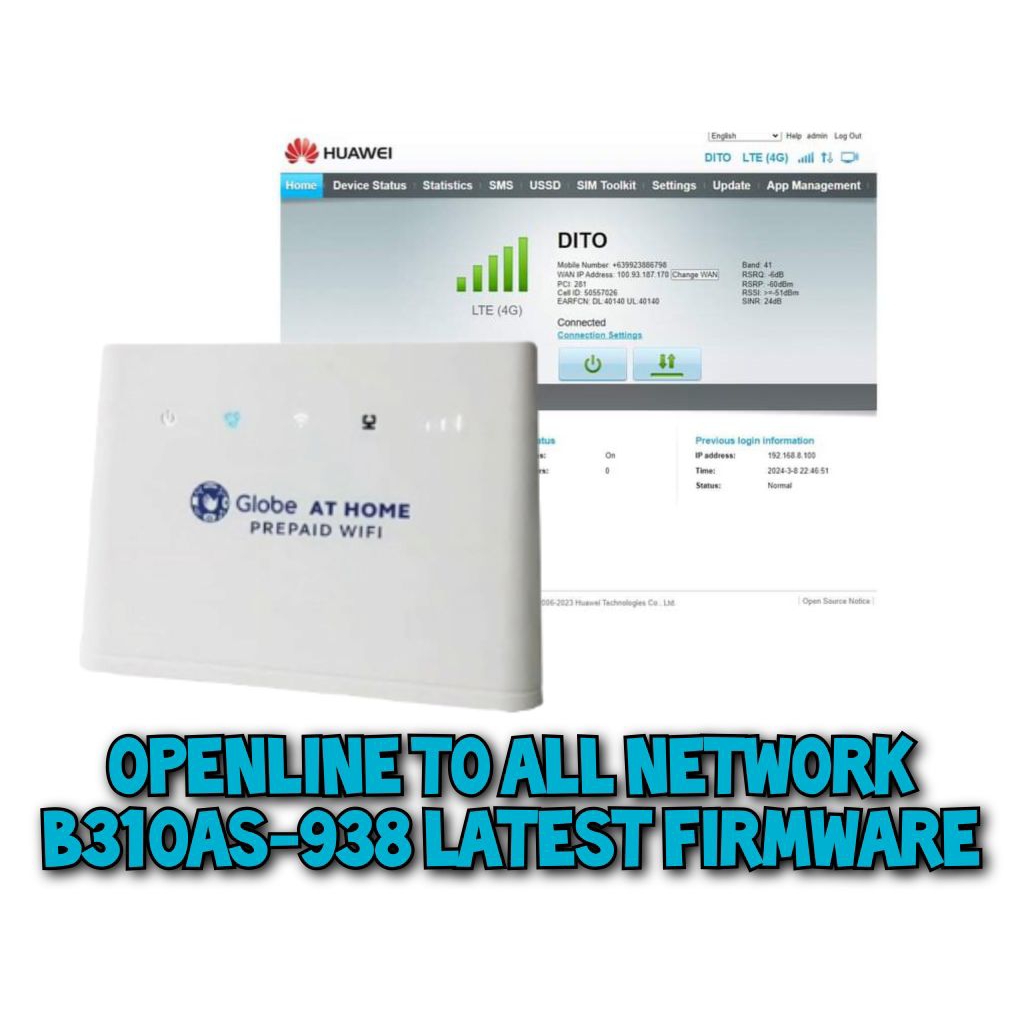 B310AS-938 OPENLINE and FULL ADMIN ACCESS 4G/LTE MODEM ( SECONDHAND ...