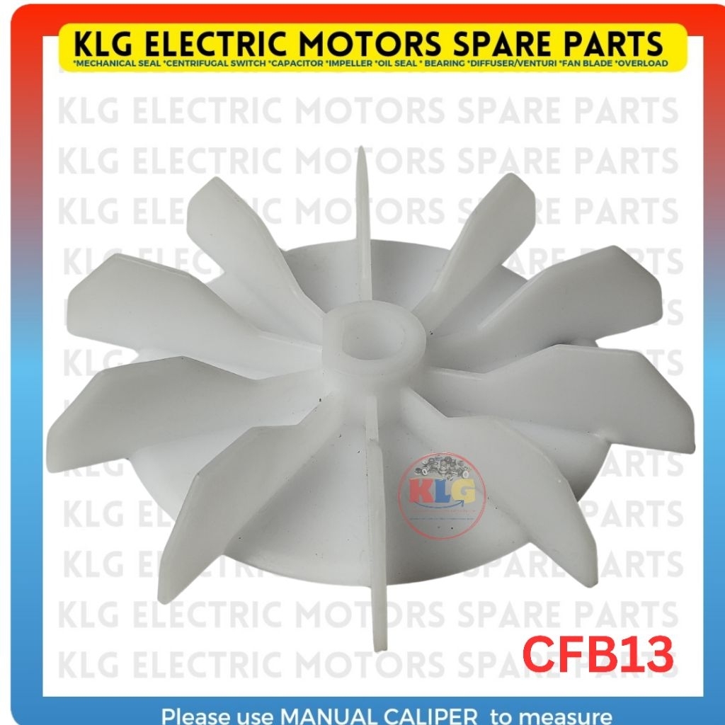 Water pump Fan blade HALFMOON 14MM X 140od CFB13 | Shopee Philippines