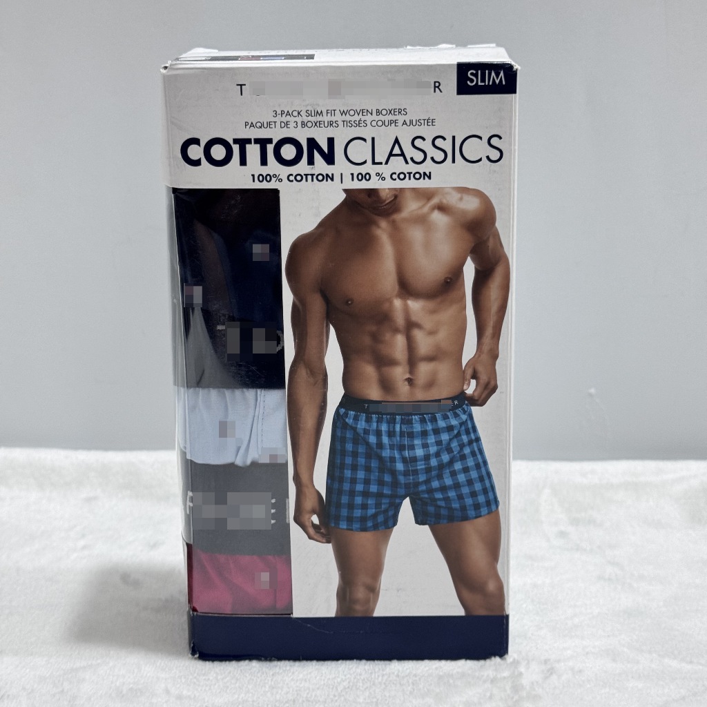 Original Mens 3-Pack Cotton Classics Stretchable Garter Slim Fit Woven ...
