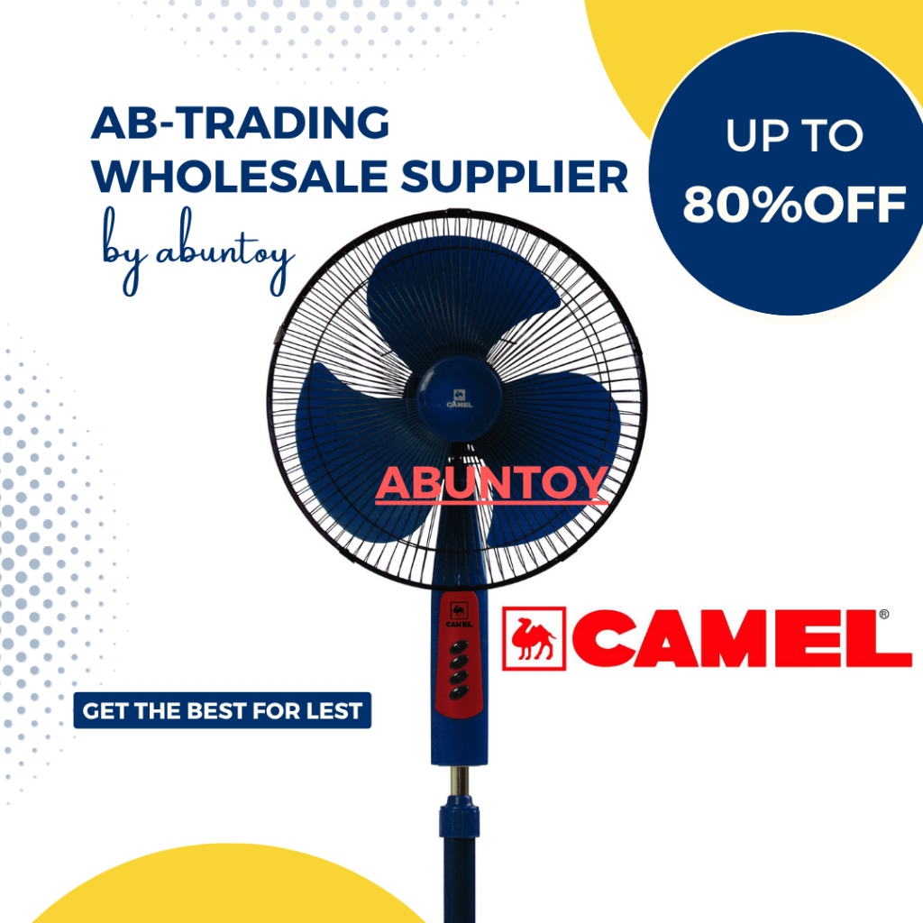 camel electric fan Camel CSF1607C Stand Fan 16" banana blade-(Random ...
