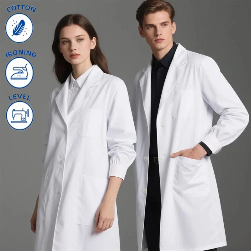 Lab Coat Lab Gown For Students female White Coat lab gown white ...